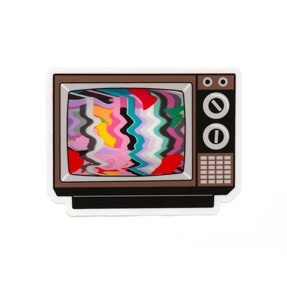 TV Sticker - Etsy