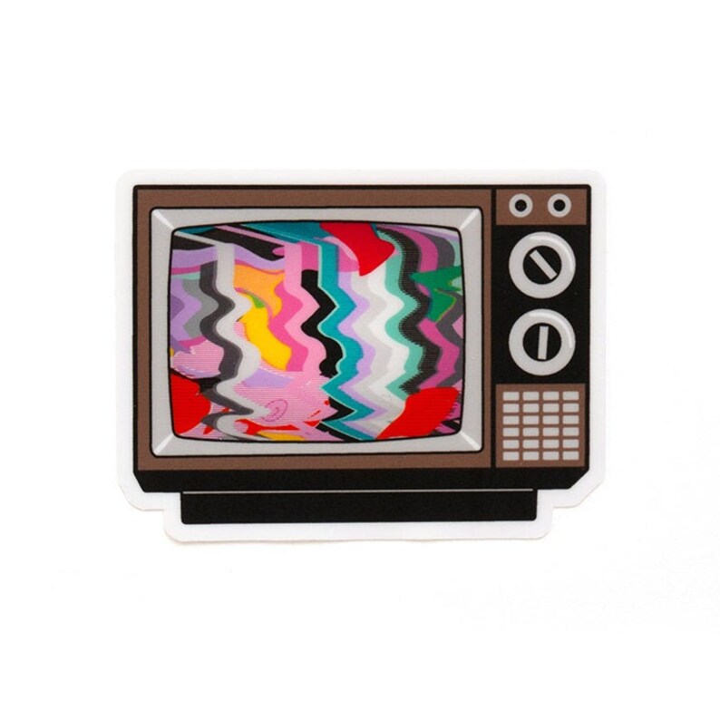 TV Sticker - Etsy
