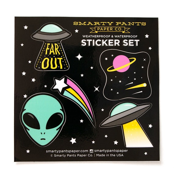 Alien Sticker Pack | Etsy