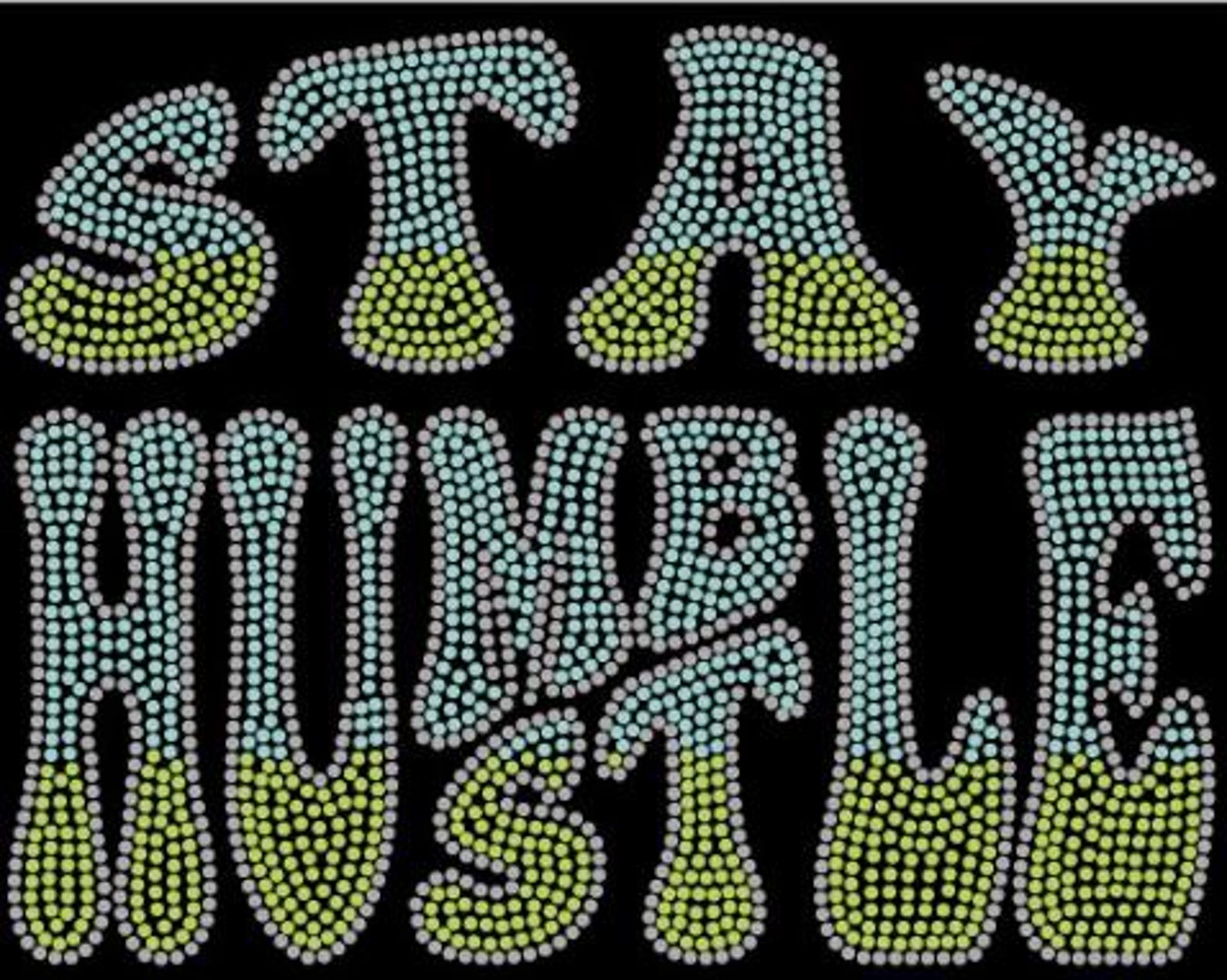 Stay Humble Rhinestone Template (digital Download) - Etsy