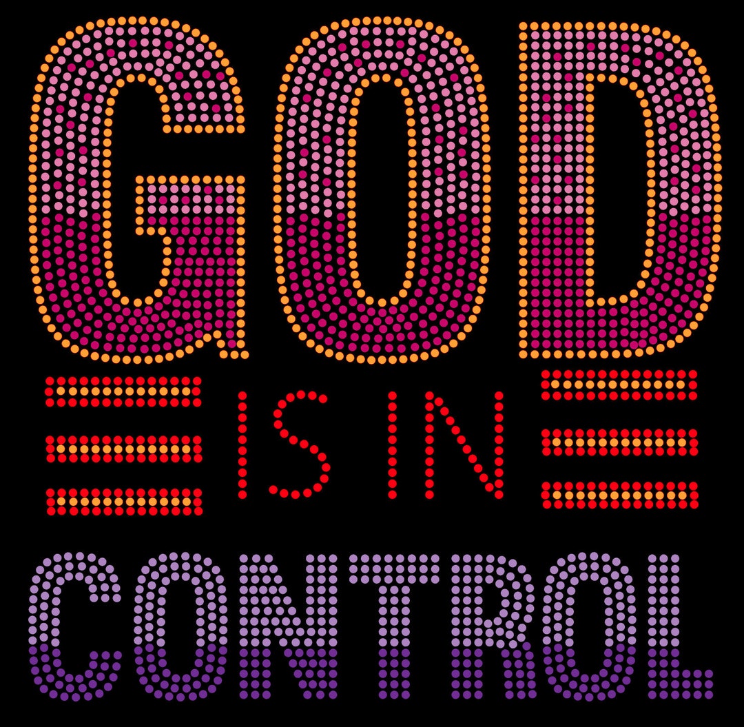 God is in Control - Etsy