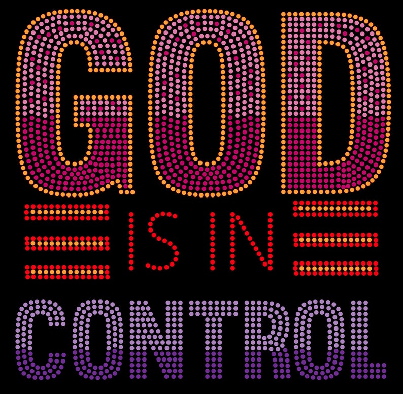 God is in Control - Etsy
