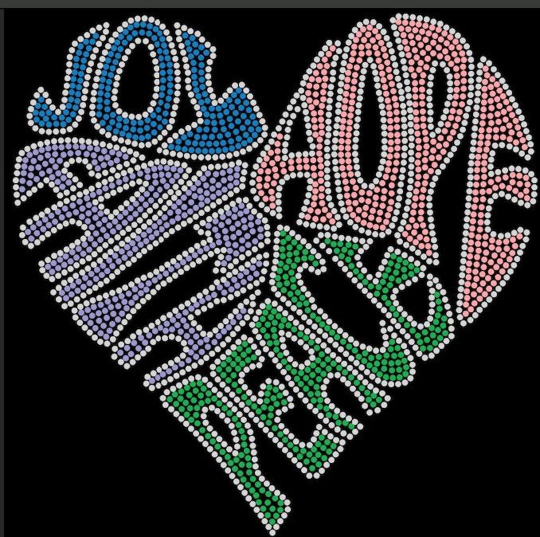 Joy, Love, Faith, Hope, Peace - Etsy