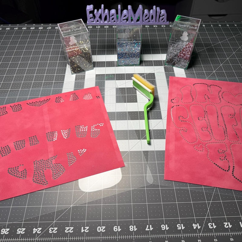 Pre Cut Rhinestone Templates - Etsy