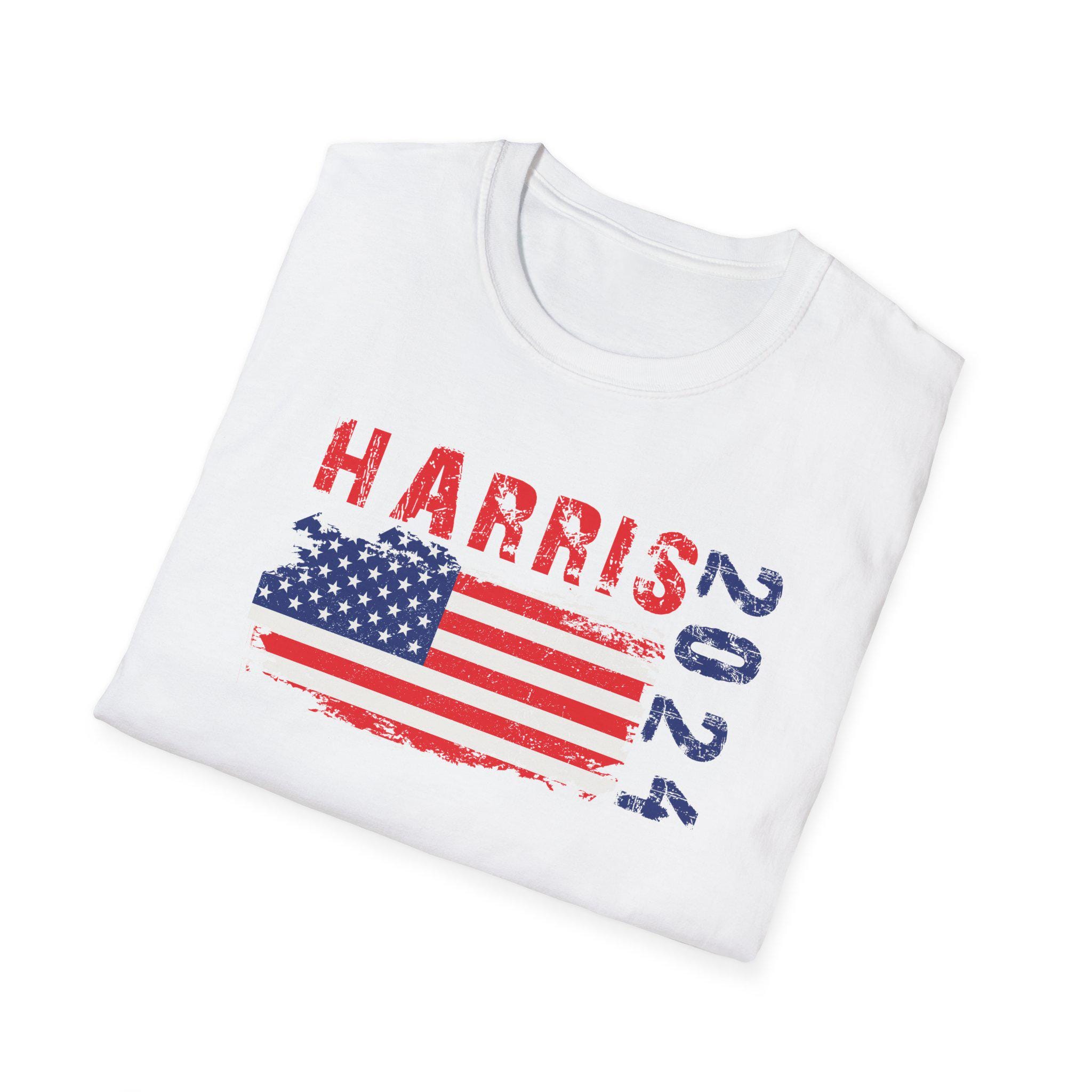 Harris Flag, Kamala Harris Flag, American Flag, Election 2024, Grunge ...