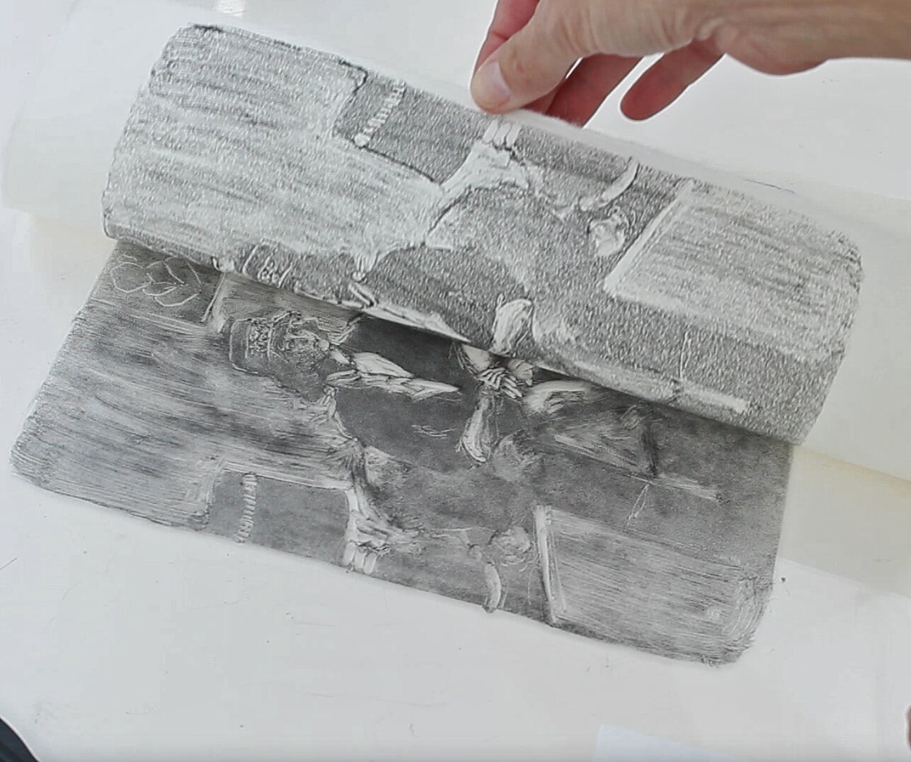 Original Dark Field Monotype Printmaking Mid Century Modern - Etsy