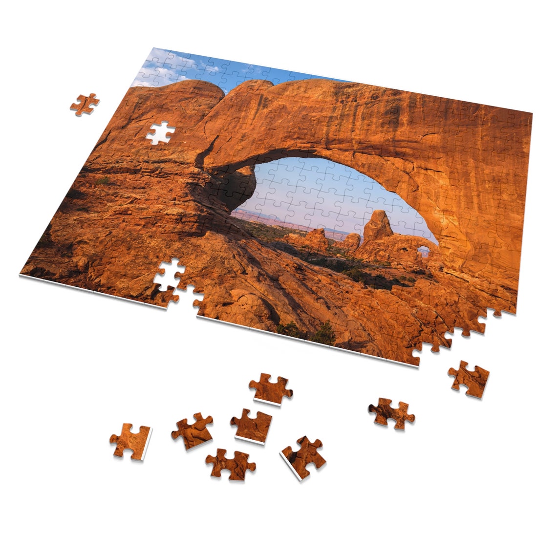 Jigsaw Puzzle, arches National Park Sunrise Turret Arch View Puzzle ...