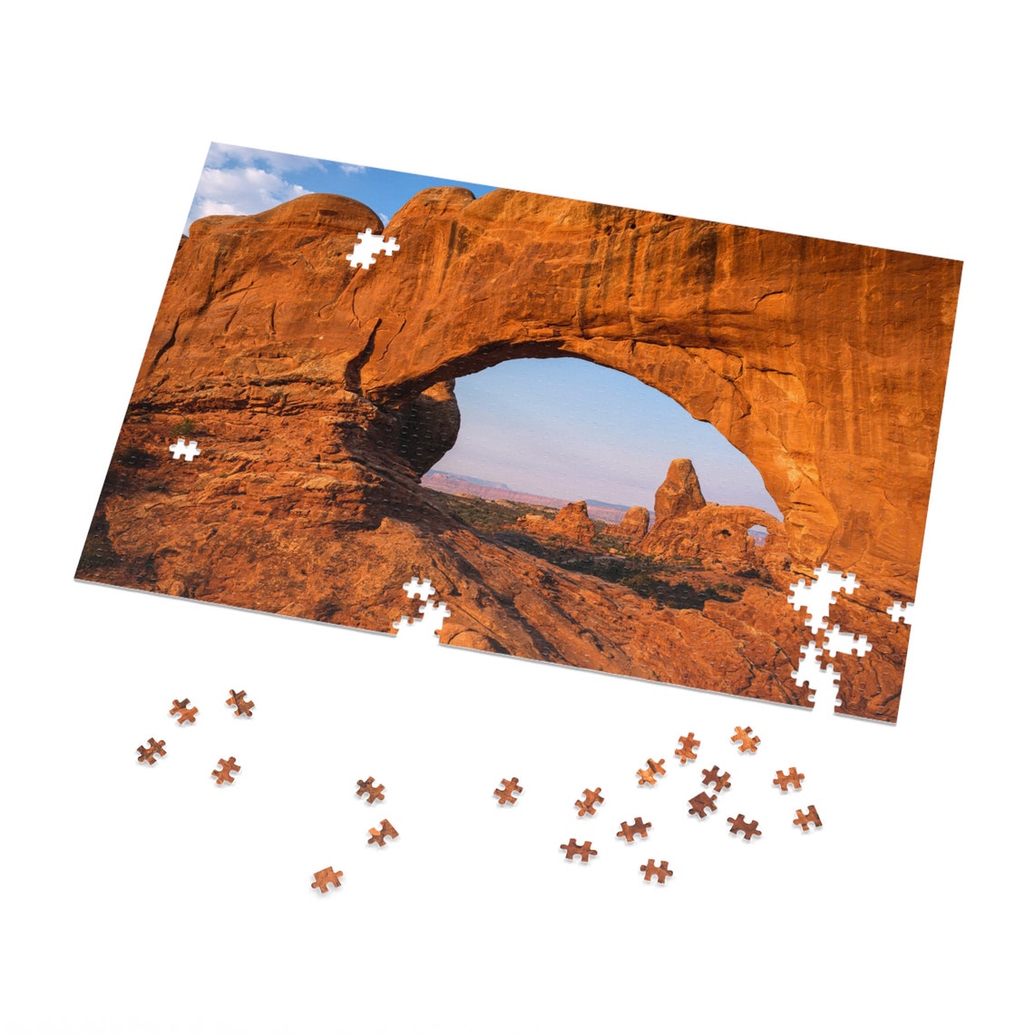 Jigsaw Puzzle, arches National Park Sunrise Turret Arch View Puzzle ...