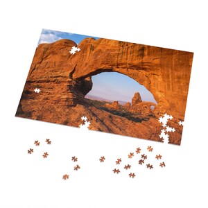 Jigsaw Puzzle, arches National Park Sunrise Turret Arch View Puzzle ...