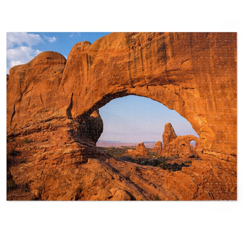 Jigsaw Puzzle, arches National Park Sunrise Turret Arch View Puzzle Photo Art Puzzle 252, 500 ...