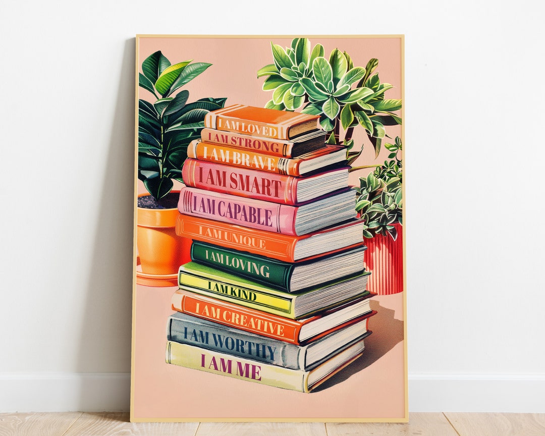 Booktok Poster Print | Hot Girls Read Books Digital Poster | Bookish ...