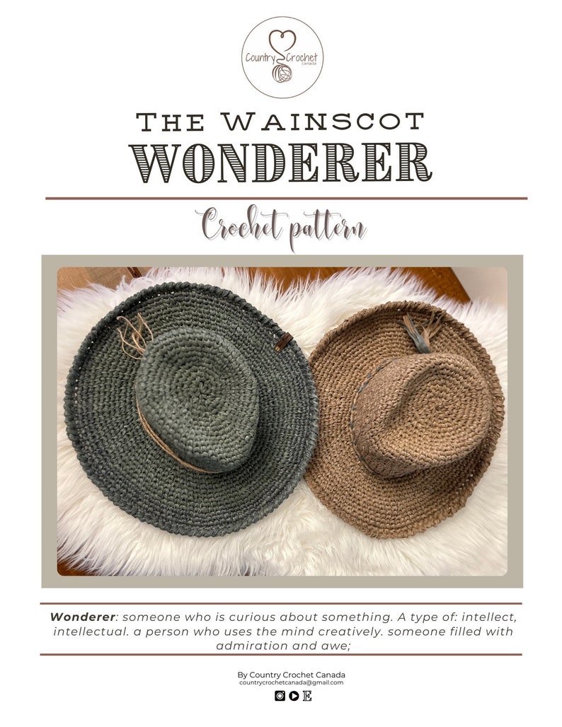 Crochet Pattern - the Wainscot Wonderer - Etsy