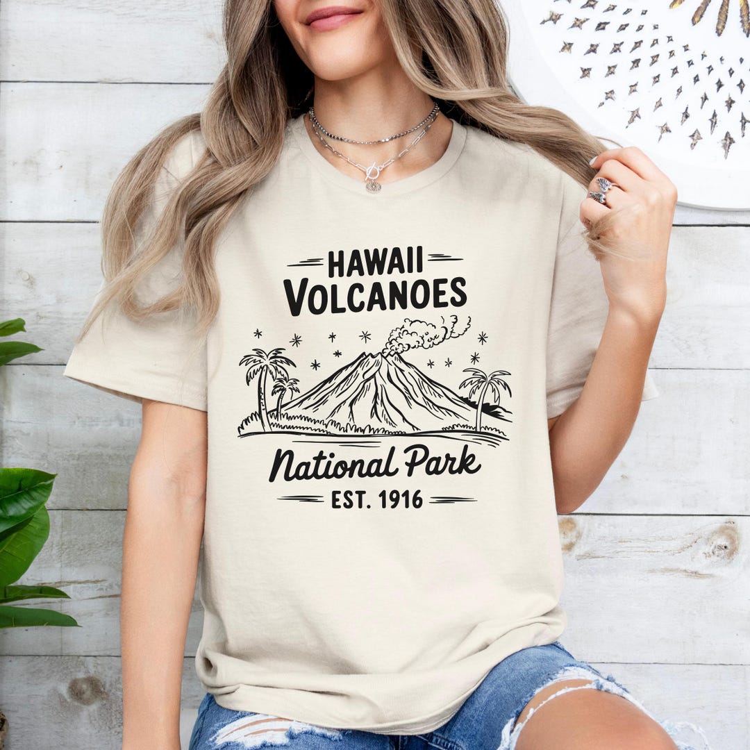 Hawaii Volcanoes National Park Shirt, Unisex T-shirt for Nature Lovers ...