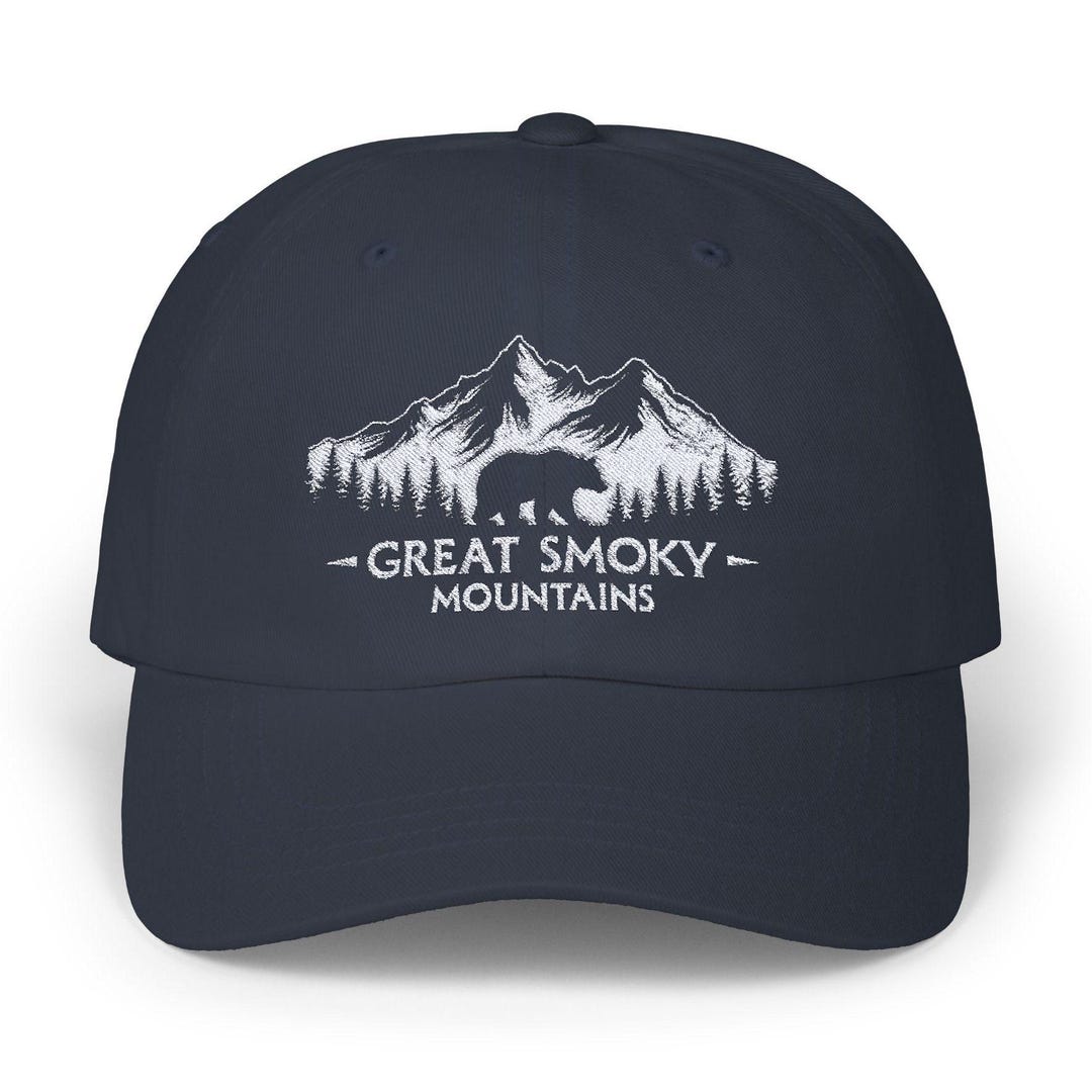 Great Smoky Mountains National Park Cap, Embroidered Outdoor Adventure ...