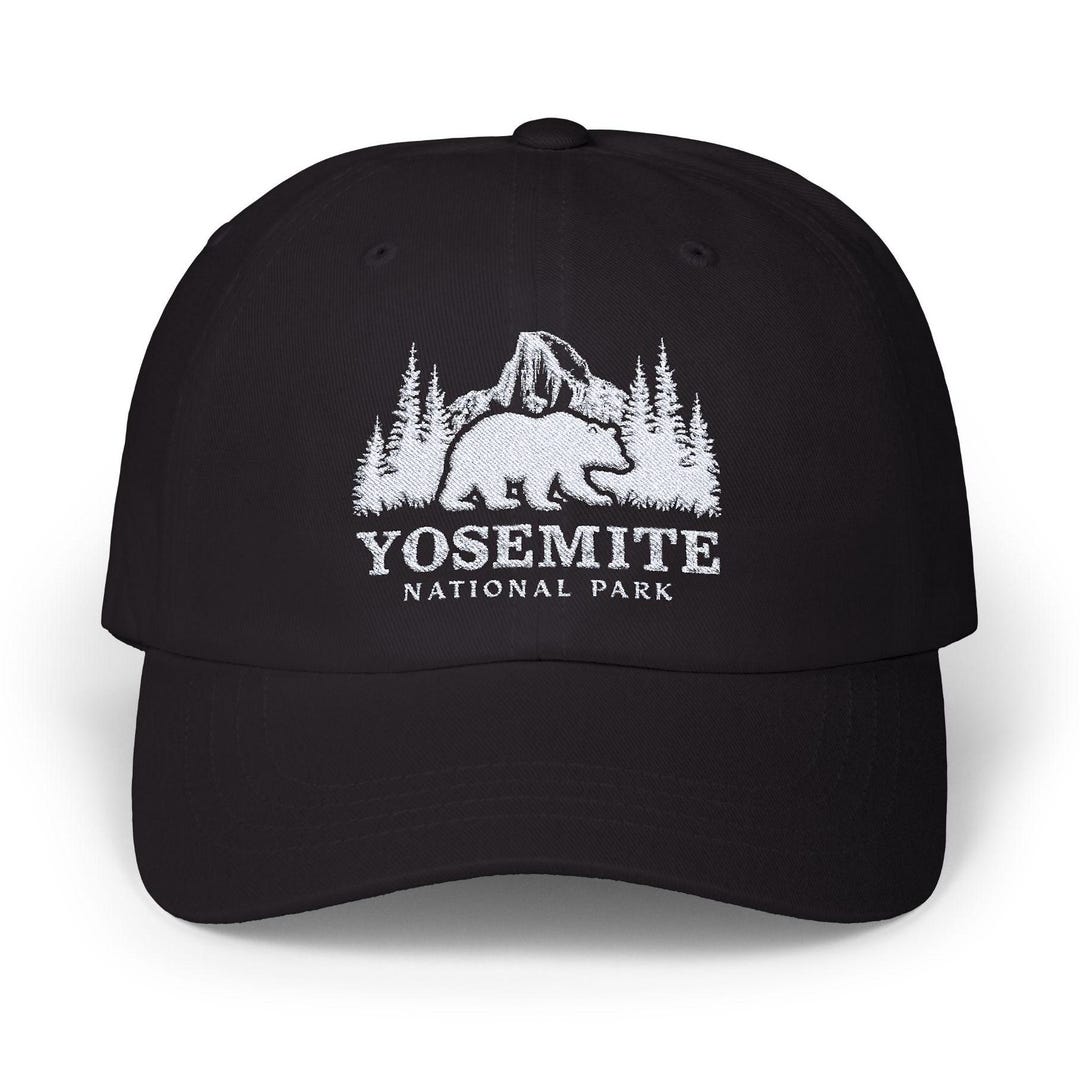 Yosemite National Park Cap Embroidered, Baseball Hat, Mountain ...