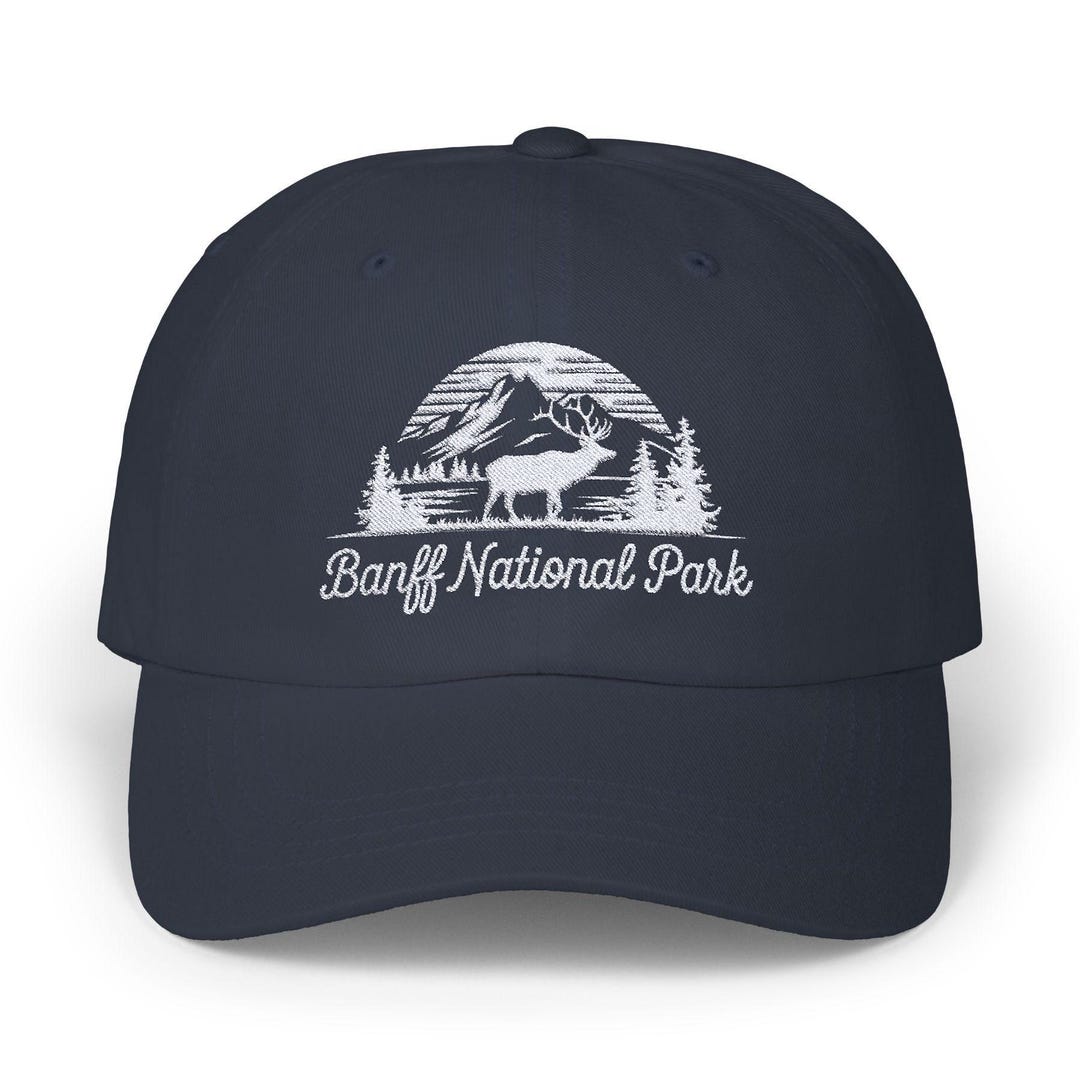 Banff National Park Cap Embroidered, Classic Dad Hat, Mountain Lover ...
