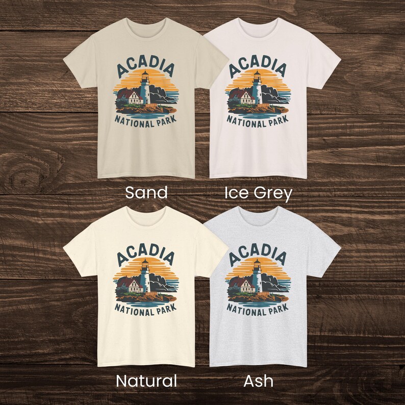 Acadia National Park, Maine, Nature Lover Tshirt, Vacation Shirt. - Etsy