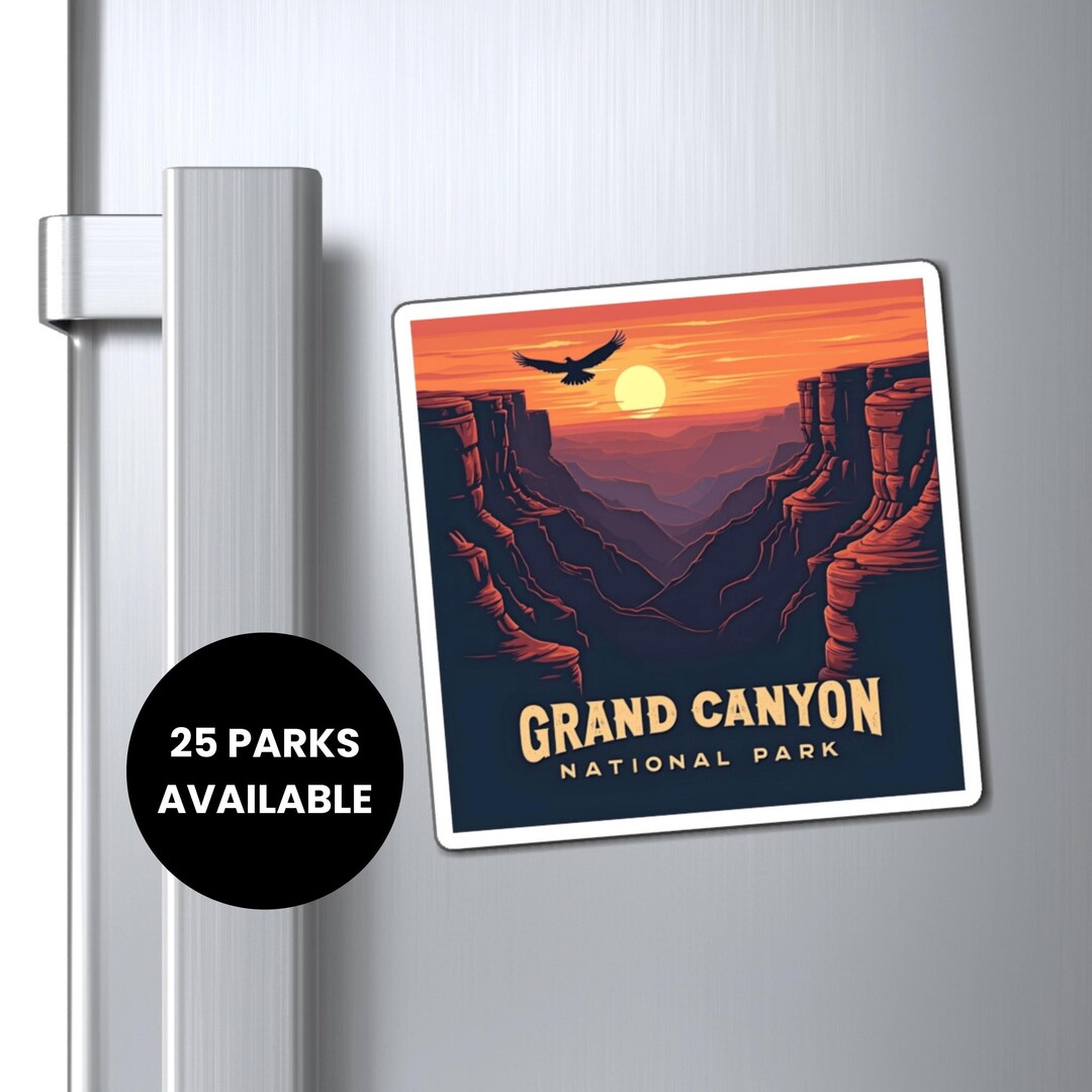 National Parks Magnets, Wildlife Fridge Magnets, Outdoor Adventure ...