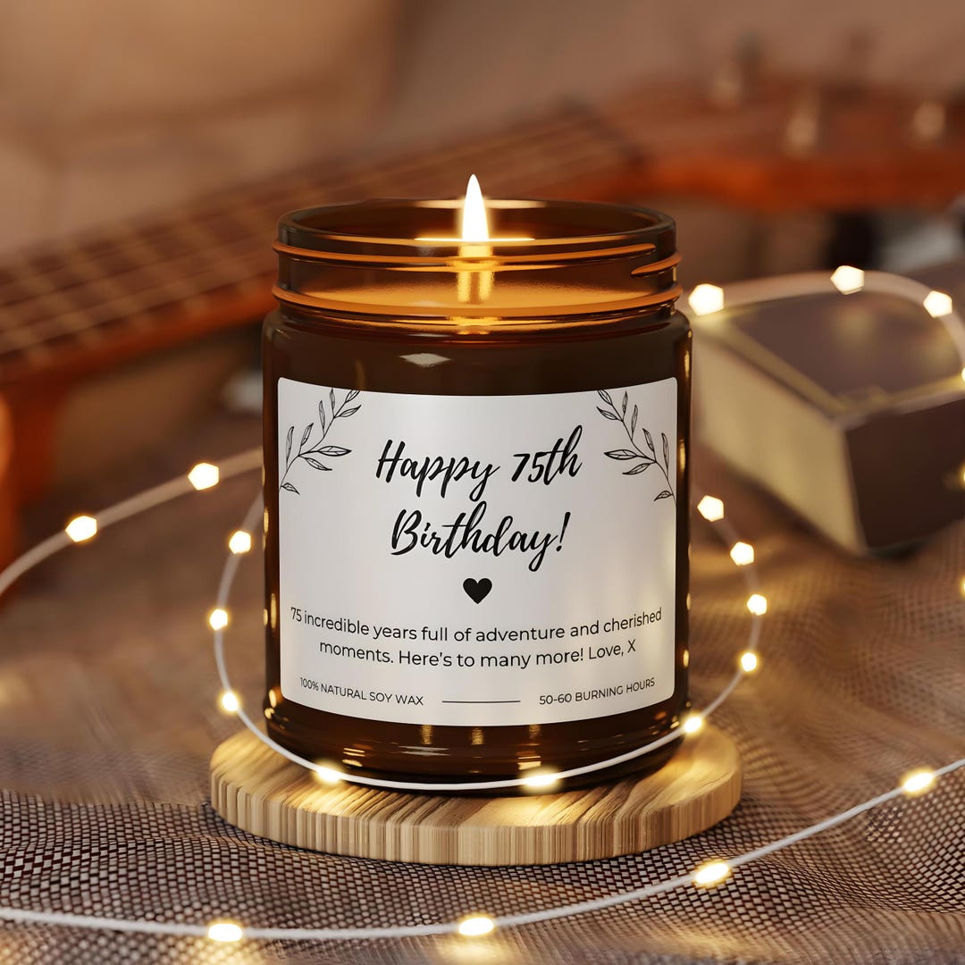 75th Birthday Gifts for Women, 75 Years Old Personalized Birthday ...