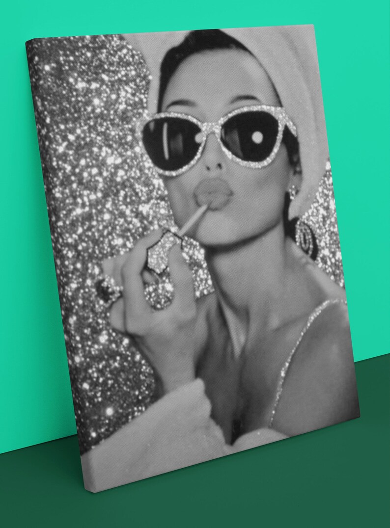 Glitter Canvas Art DIY Guide: Step-by-step Tutorial (PDF Download) - Etsy