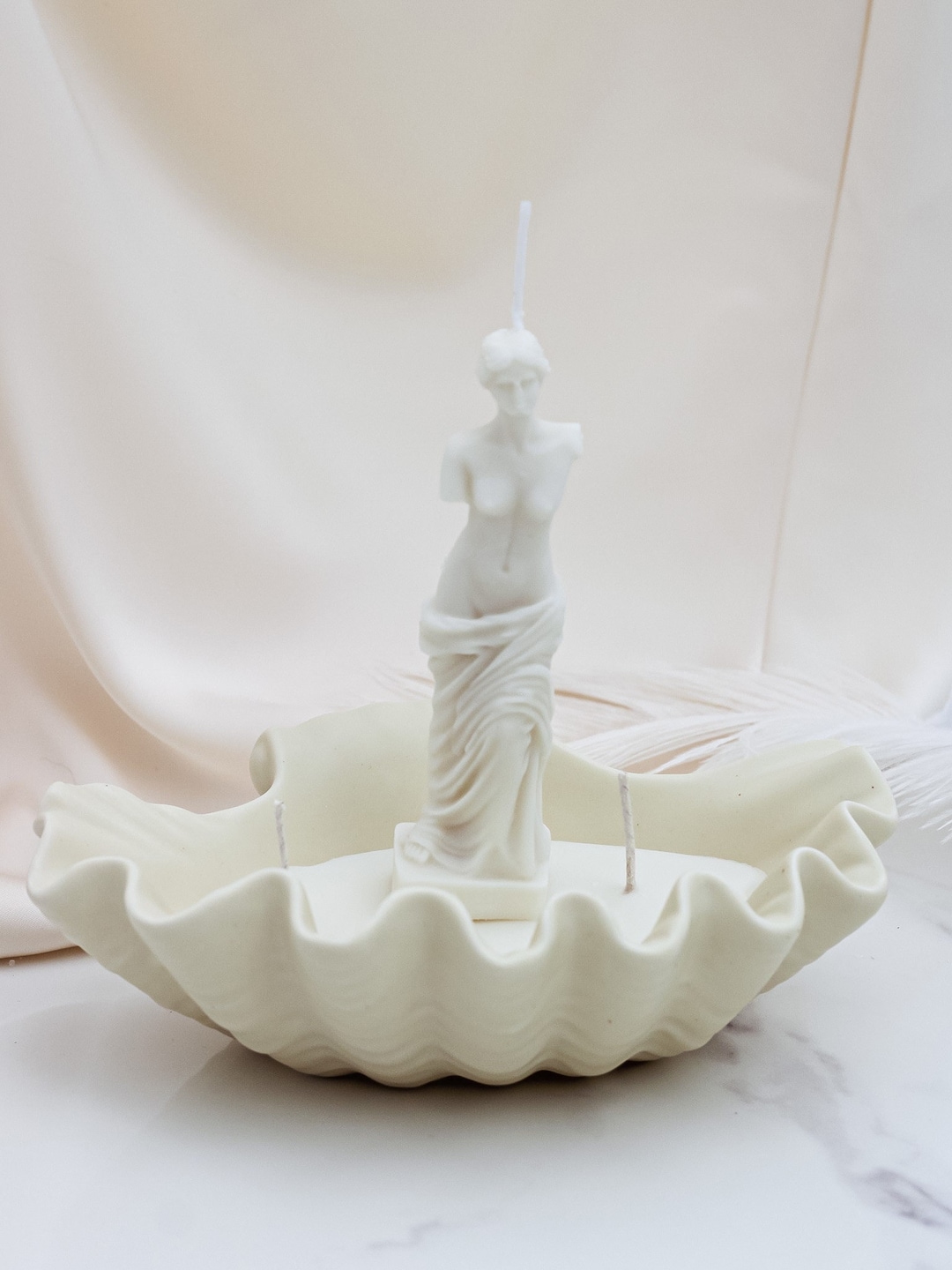 Aphrodite Statue Greek Goddess Scented Candle Aromatherapy Handmade ...