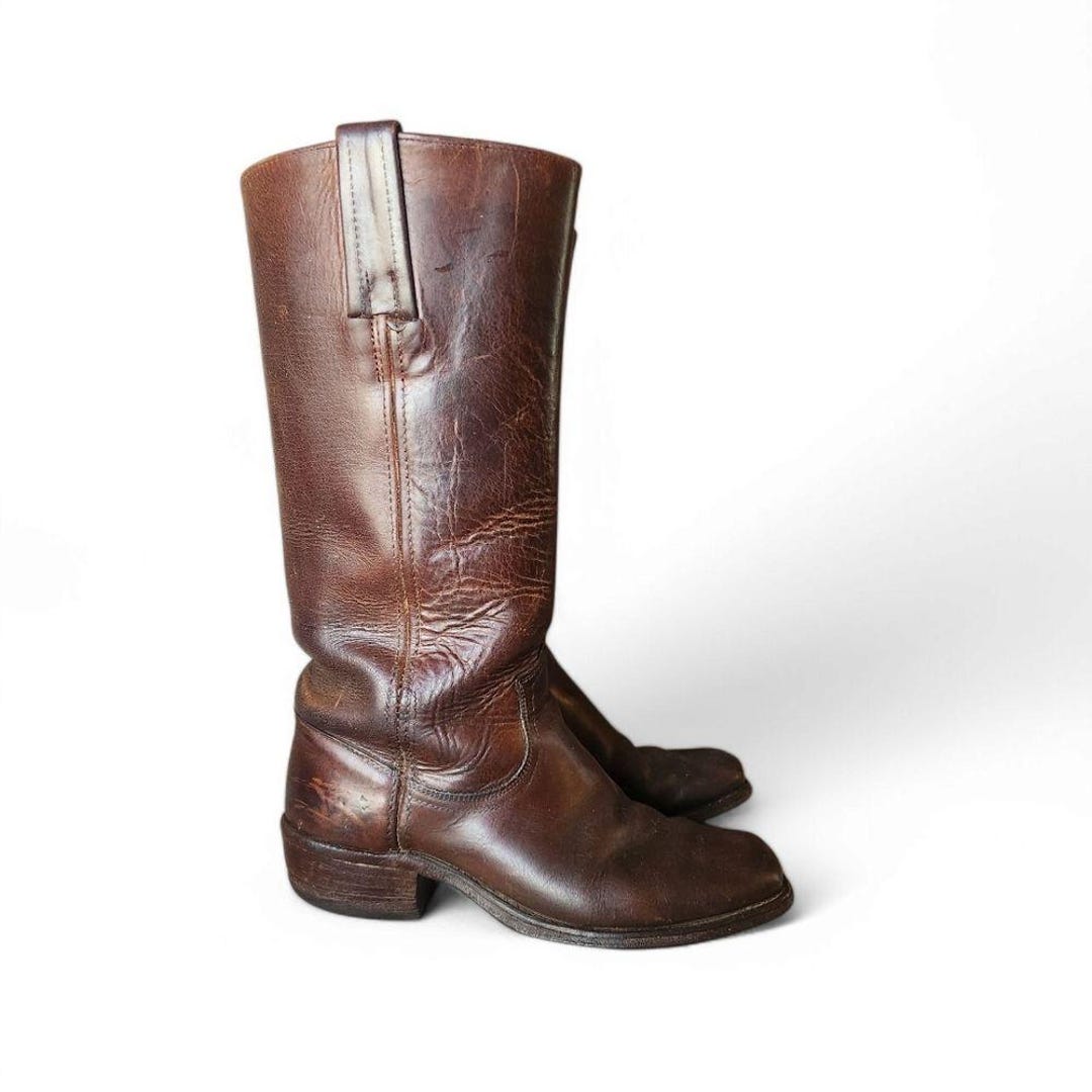 Rare Vintage Frye- Black Label Boots - Women's 6B - Etsy