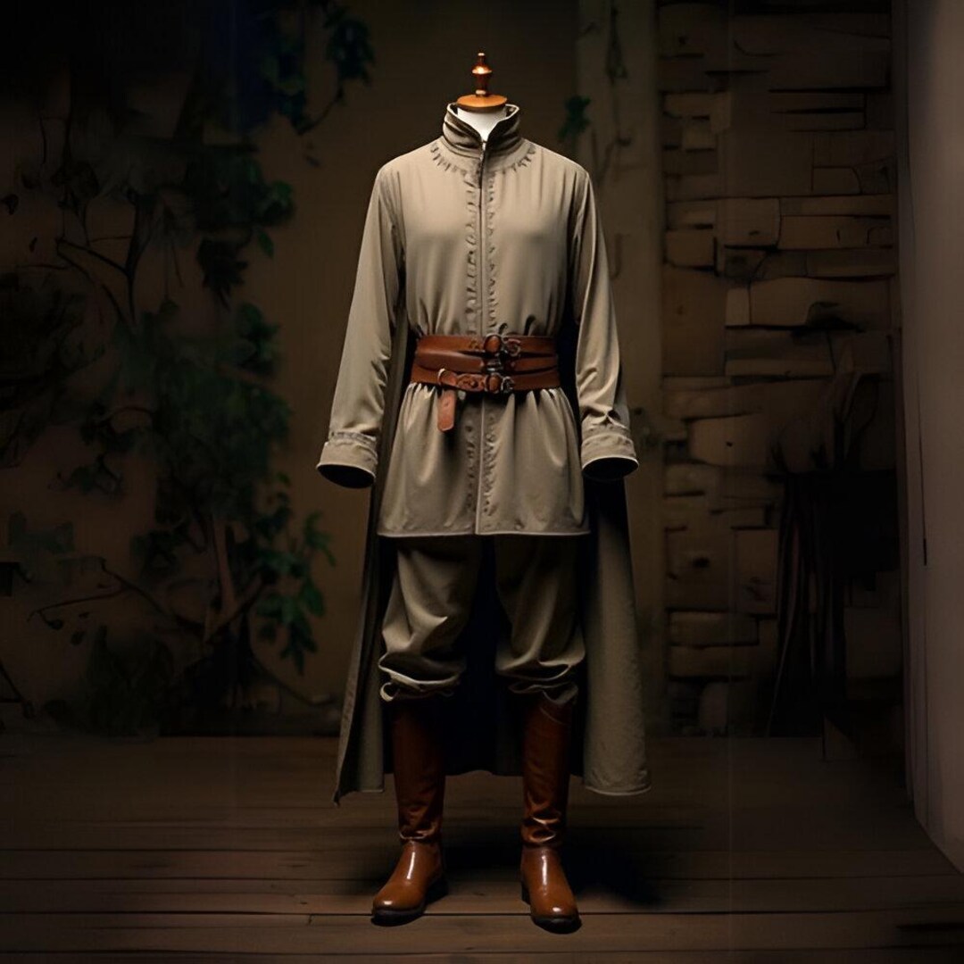 Medieval Knight Tunic & Cape Sewing Pattern Renaissance Cosplay Costume ...