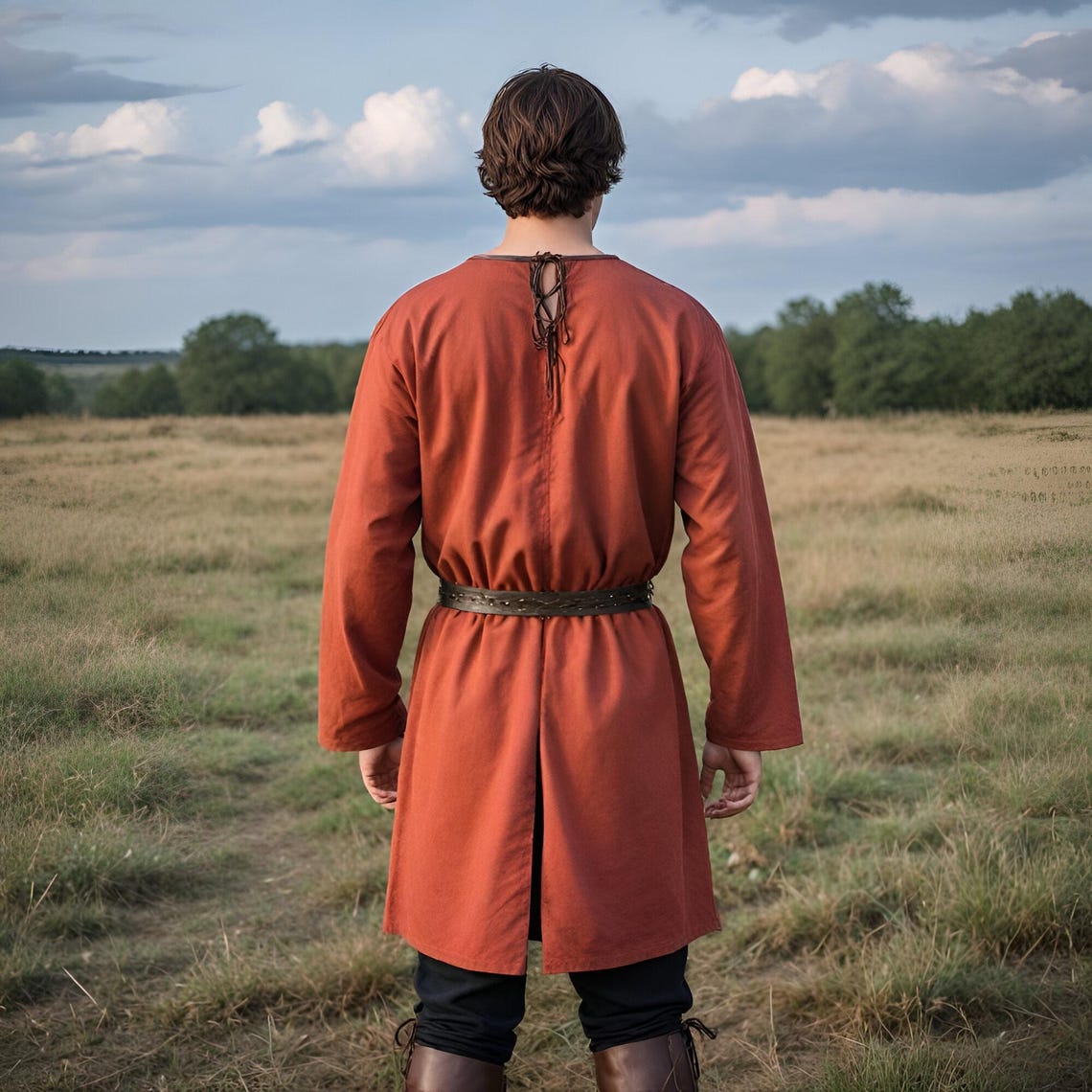 Rustic Men's Medieval Tunic | Elegant Historical Costume | Outdoor Ren ...