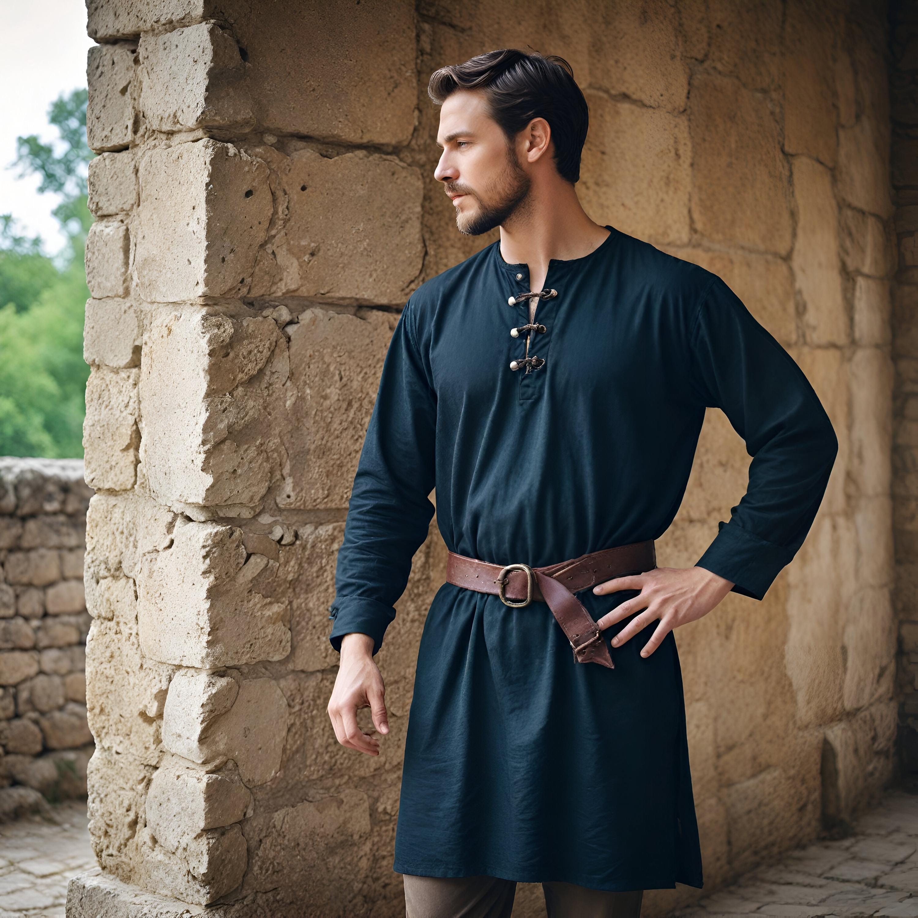 Bold Viking Warrior Tunic | Medieval Exquisite Tunic Shirt ...