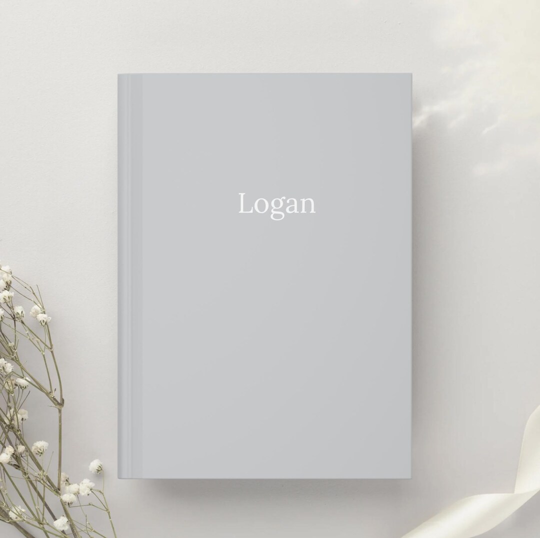 Custom Monogrammed Journal, Personalized Name Notebook, Custom Initials ...