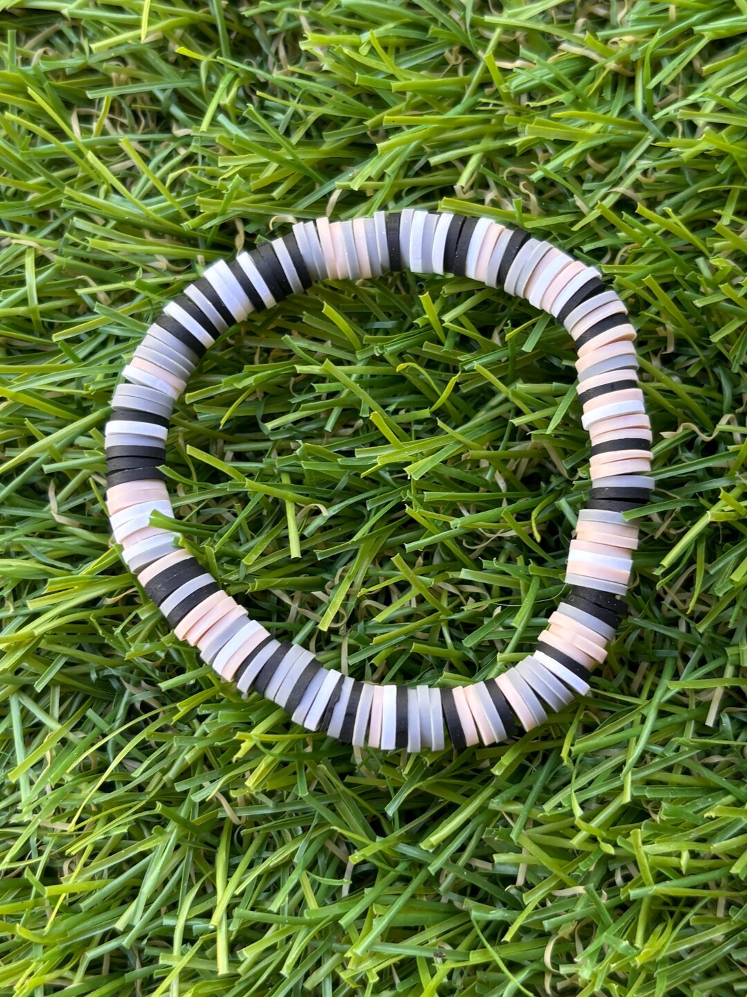Neutral Clay Beaded Bracelet | Gifts for Teen Girls | Clay Beaded ...