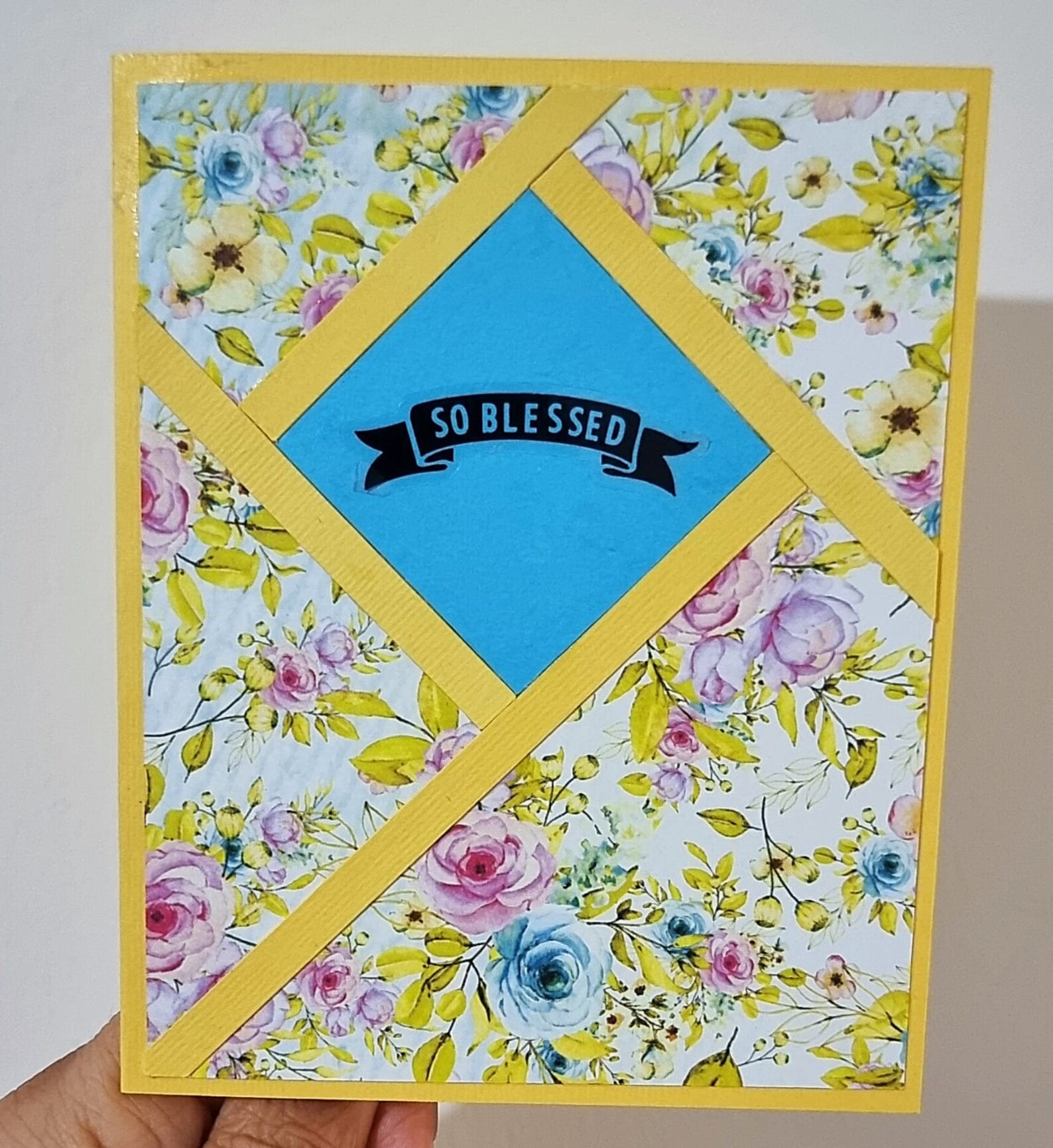 Fractured Card / Patchwork Quilt Card / Card for Cutting Machine/ SVG ...