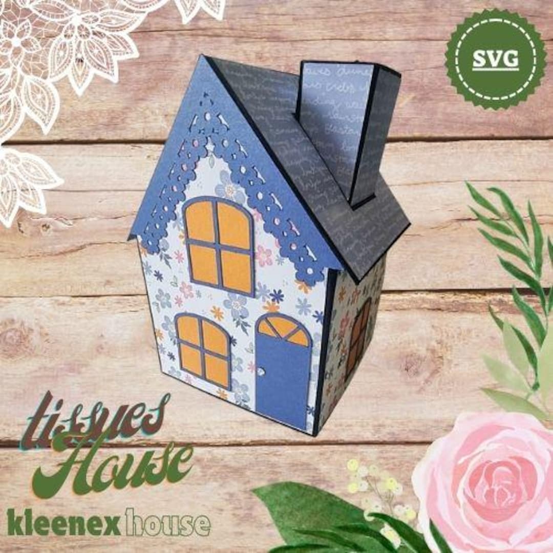 SVG File for Tissue House - Kleenex Box - Craft Paper - Etsy