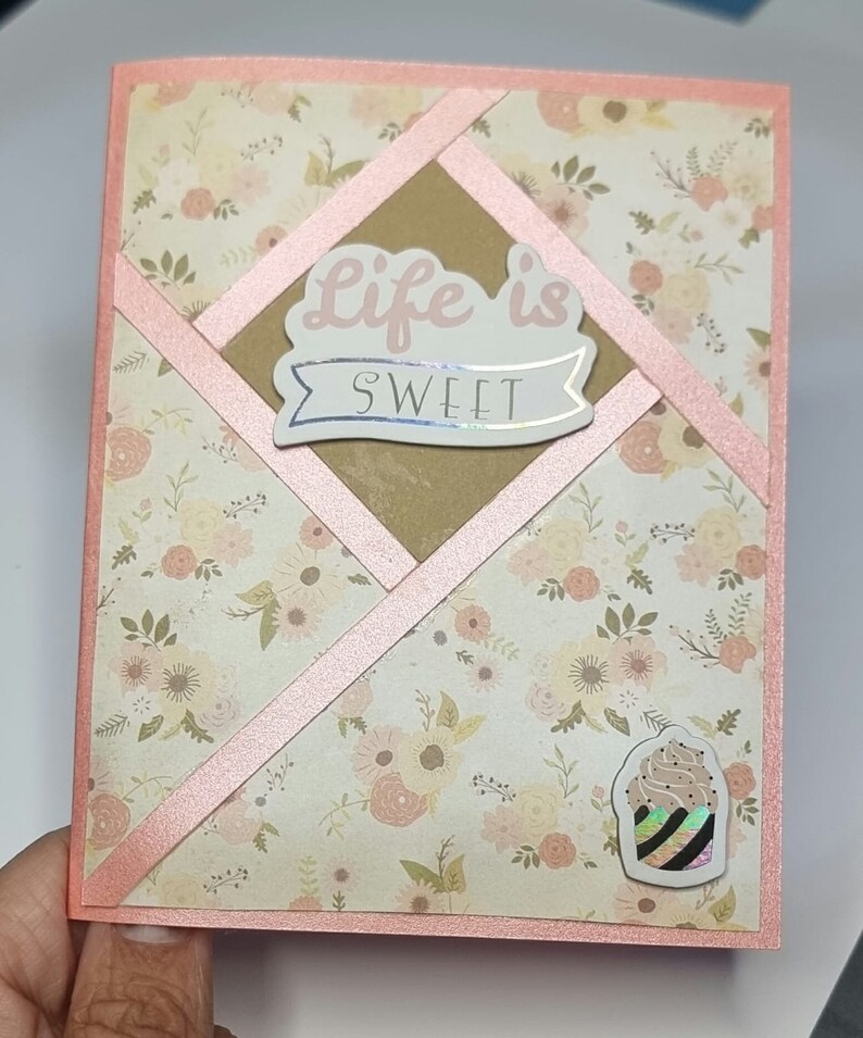 Fractured Card / Patchwork Quilt Card / Card for Cutting Machine/ SVG ...