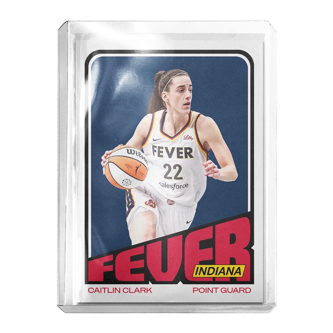 CUSTOM 5-pack Caitlin Clark Indiana Fever Novelty Basketball Cards Read ...