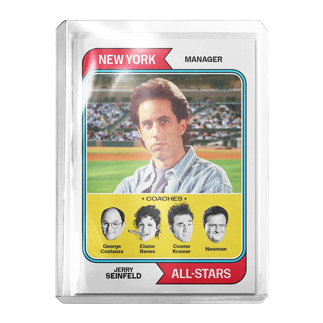 Seinfeld Costanza Elaine Kramer Newman Retro Custom Novelty 1974 ...
