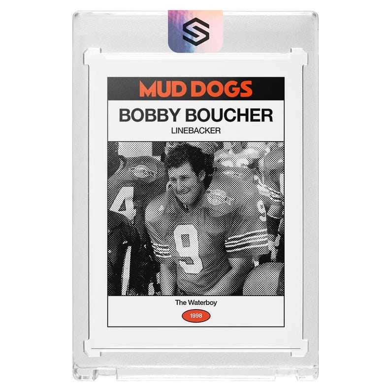 Custom Bobby Boucher X the Waterboy Custom 86 Rainbow Foil Holo Prizm ...