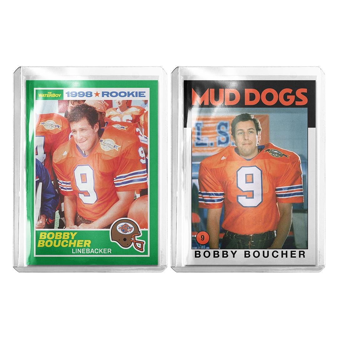 Custom Bobby Boucher X the Waterboy X Adam Sandler 2-pack Retro Style ...