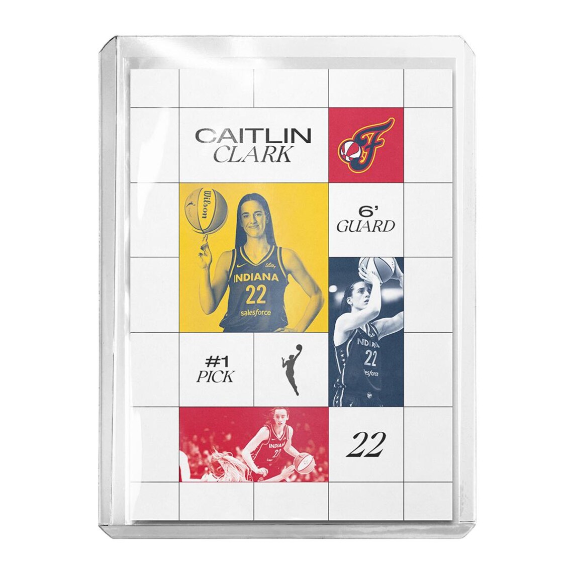 CUSTOM 5-pack Caitlin Clark Indiana Fever Novelty Basketball Cards Read ...