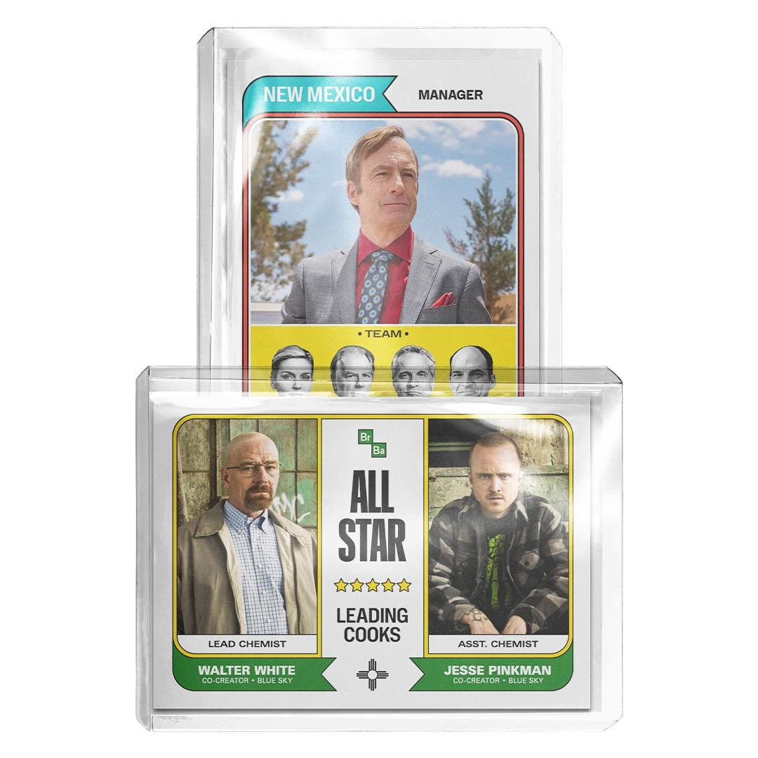 CUSTOM 2-pack Breaking Bad Better Call Saul Novelty Pop Culture Trading ...