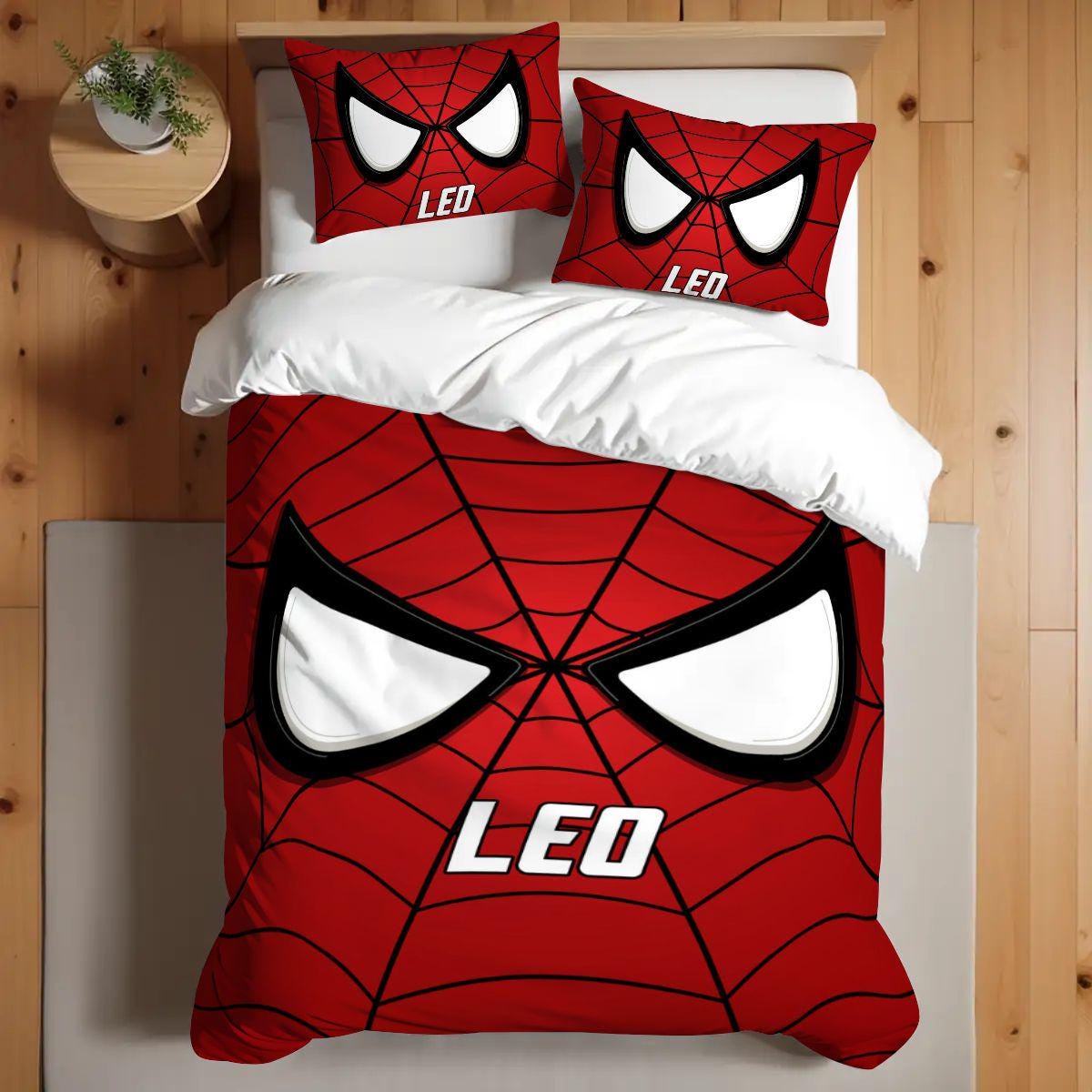 Personalized Spider Quilt Bedding Set 3-pc | Custom Duvet Cover With ...