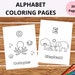 26 Printable Alphabet Coloring Pages Worksheets for Kids, A to Z Animal ...