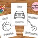 55 Printable Bilingual Coloring Pages Worksheets for Kids, English ...