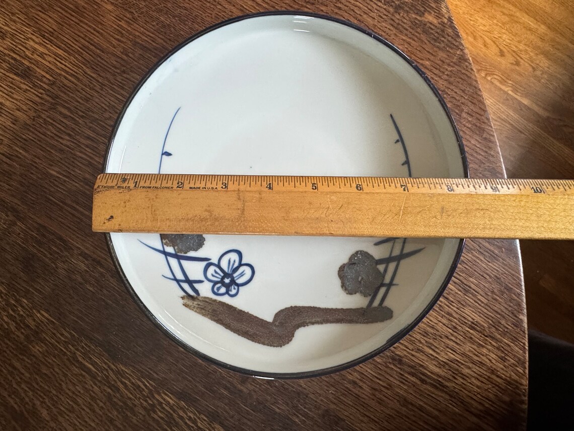 Vintage Japanese Footed Plates - Etsy