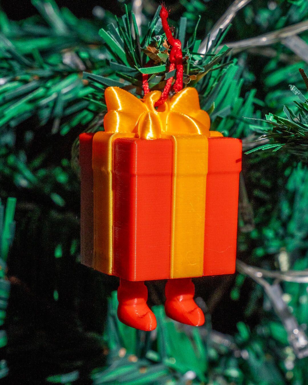 3D Printed Articulating Gift Christmas Tree Ornament or Keychain! - Etsy