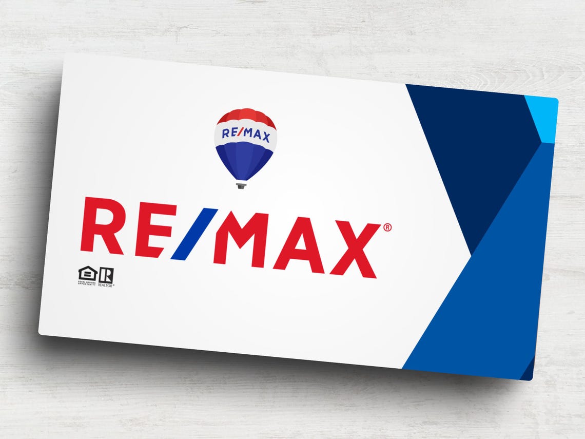 REMAX Business Card Template: Editable Realtor Design (canva) - Etsy