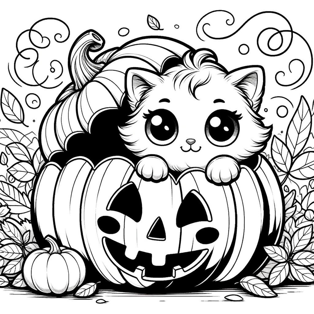 Cute Critters Digital Coloring Book 35 Images - Etsy