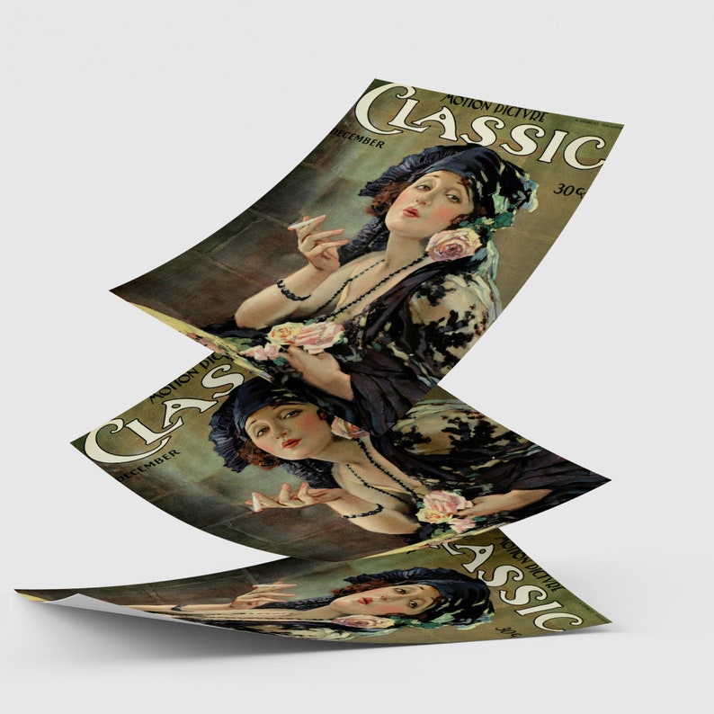 Motion Picture Classic Movie Poster, Wall Art Decor, Print Wall Art ...
