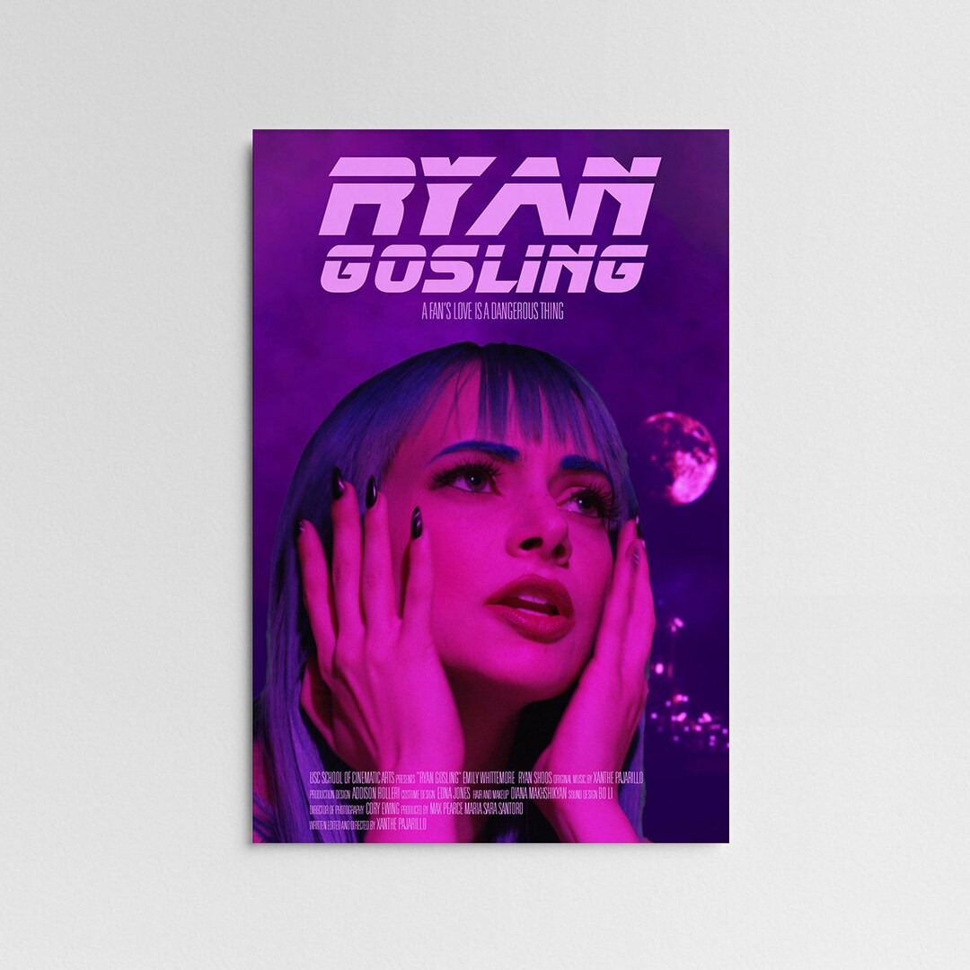 Ryan Gosling Drive Movie Poster, Wall Art Decor, Print Wall Art Gift ...