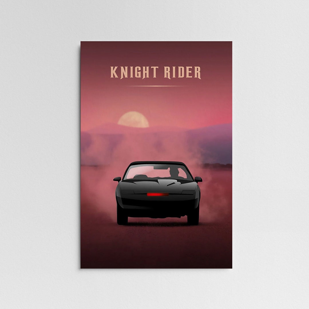 1982 Knight Rider Movie Poster, Wall Art Decor, Print Wall Art Gift ...